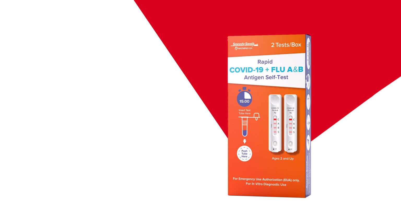 Speedy Swab Rapid COVID-19 & Influenza A&B Self Test distributor